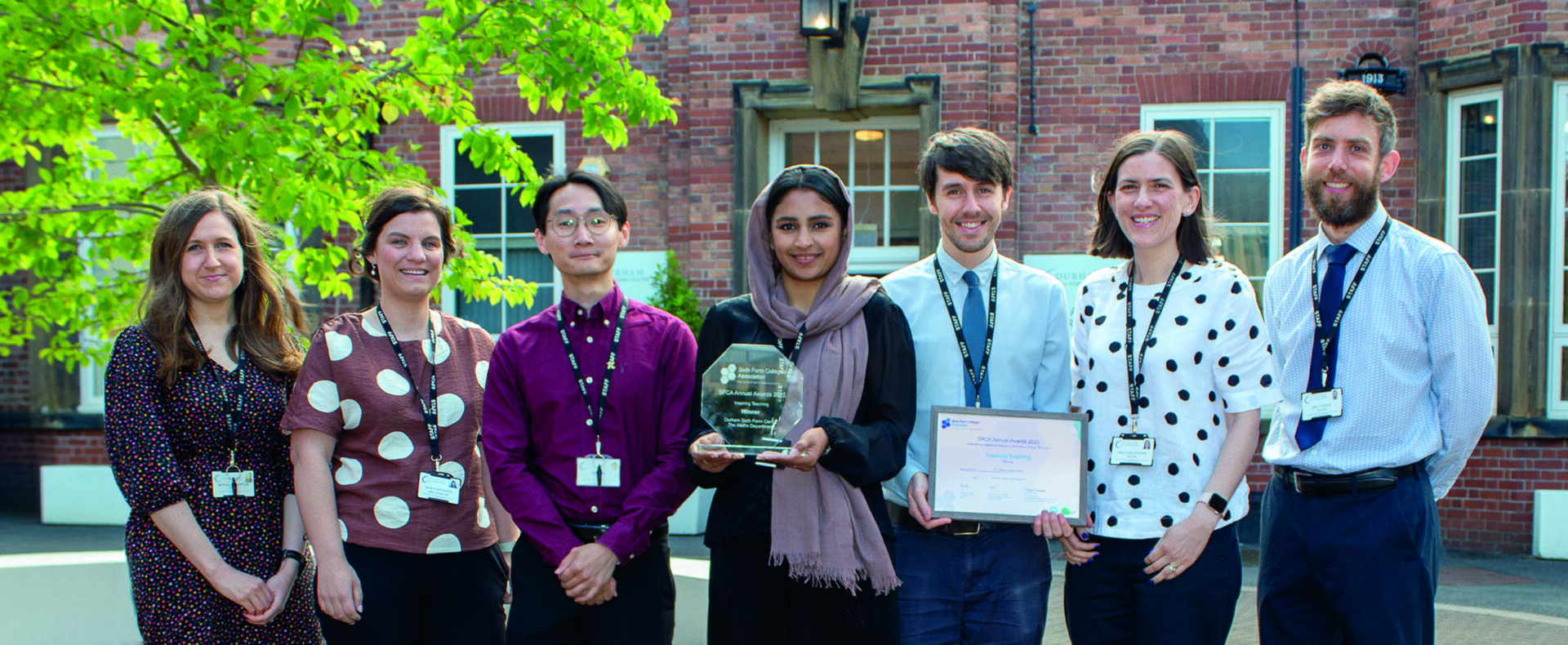 Winners of the Inspiring Teaching Award for the Maths Department ...